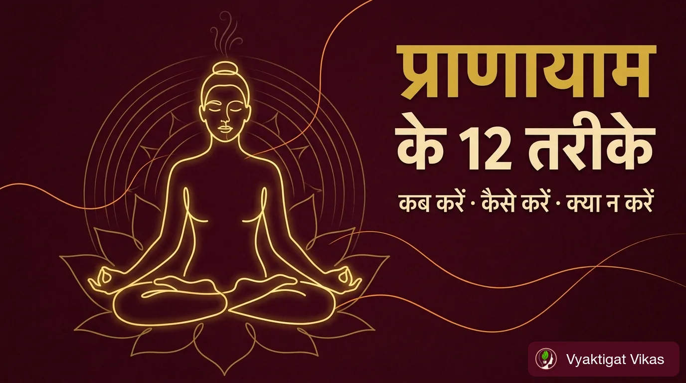 Pranayam ke 12 Tarike: Hindi Beginner Guide (Time + Fayde) | Vyaktigat ...